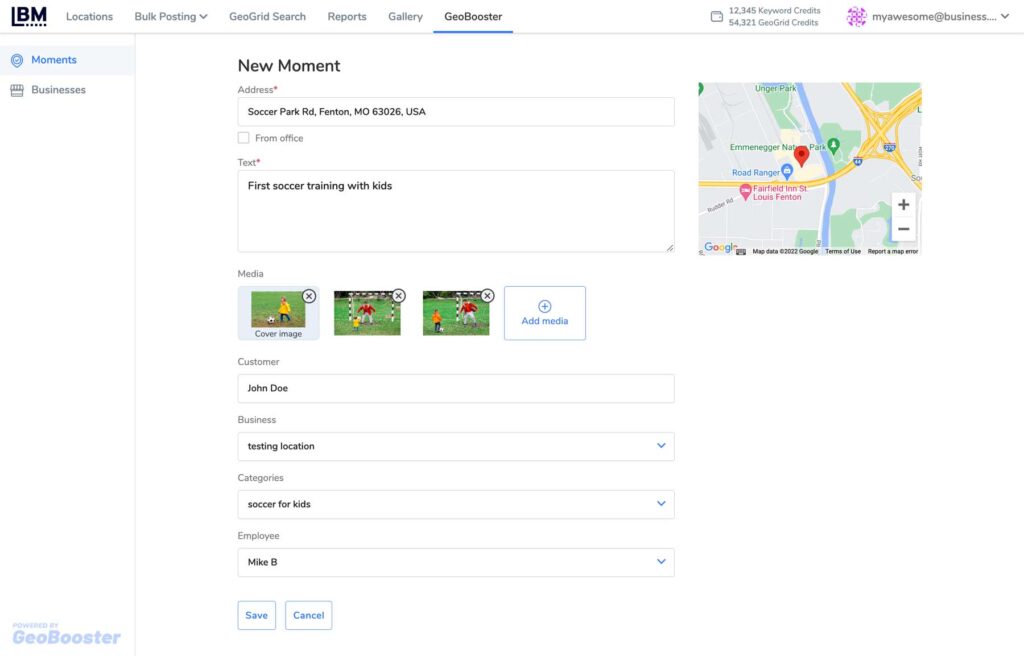 GeoBooster – Local Brand Manager